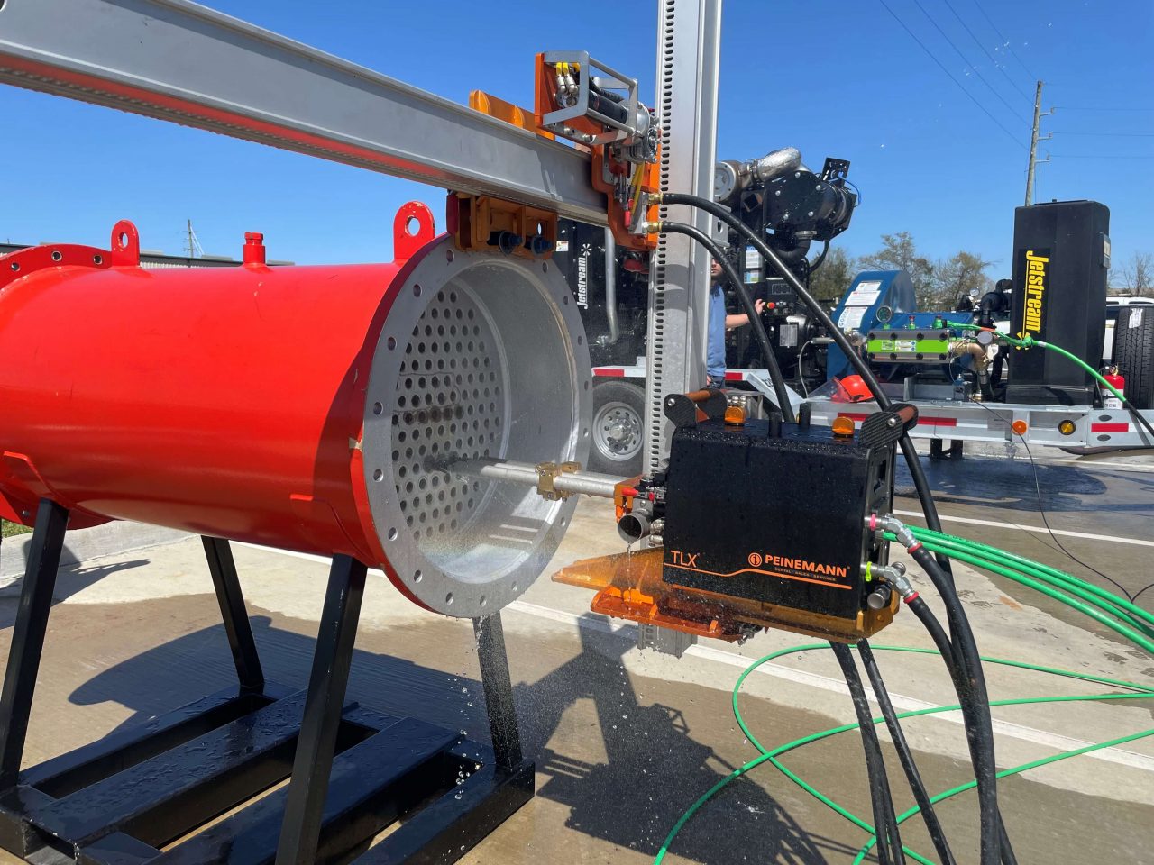 Tube Cleaning with Waterblasters - Jetstream